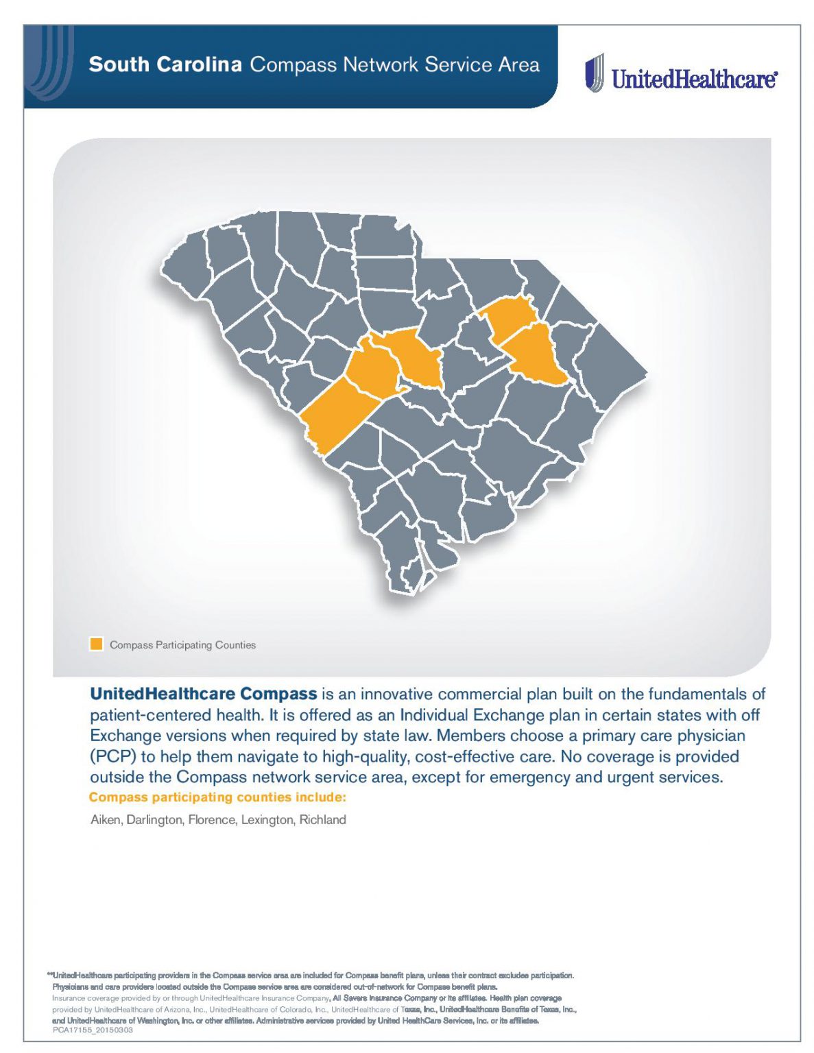 UnitedHealthcare to sell plans on South Carolina marketplace for 2016 ...